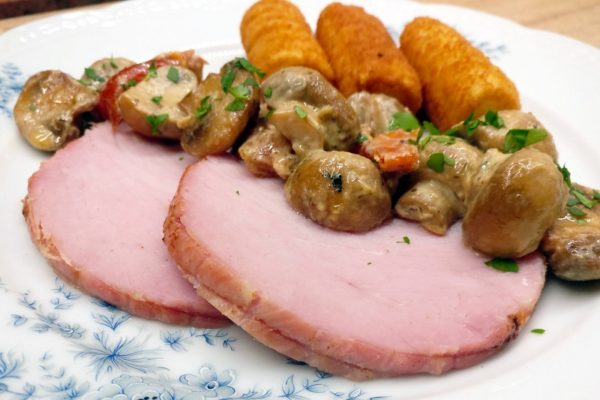 Ardeens gebraad met romige champignons (Colruyt)