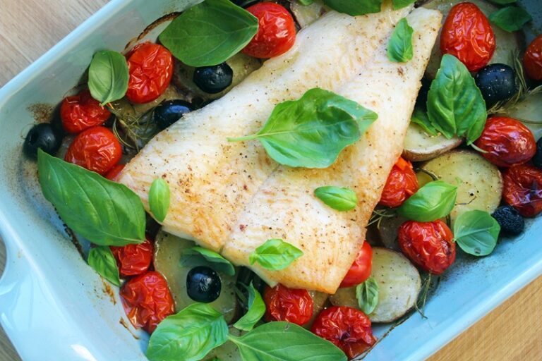 Heilbot op mediterraanse wijze