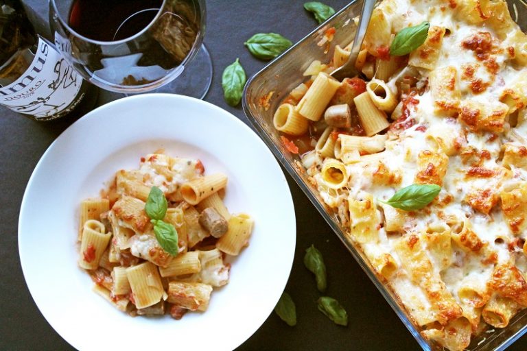 Pastagratin met chipolata (Colruyt)