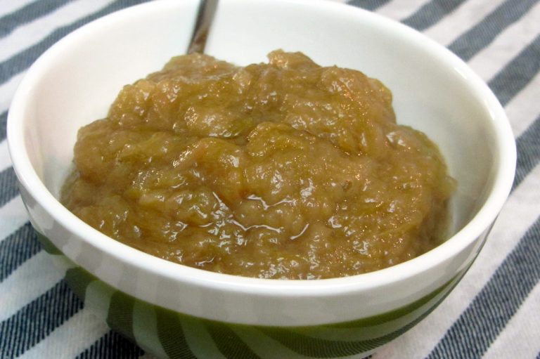 Rabarber-appelmoes