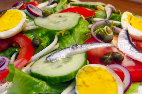 Een knapperige salade kan dienen als een heerlijk voorgerechtje, of een ...